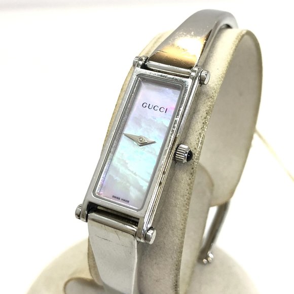 Gucci | Accessories | Gucci Gucci Watch Analog Quartz 50l Square Small ...